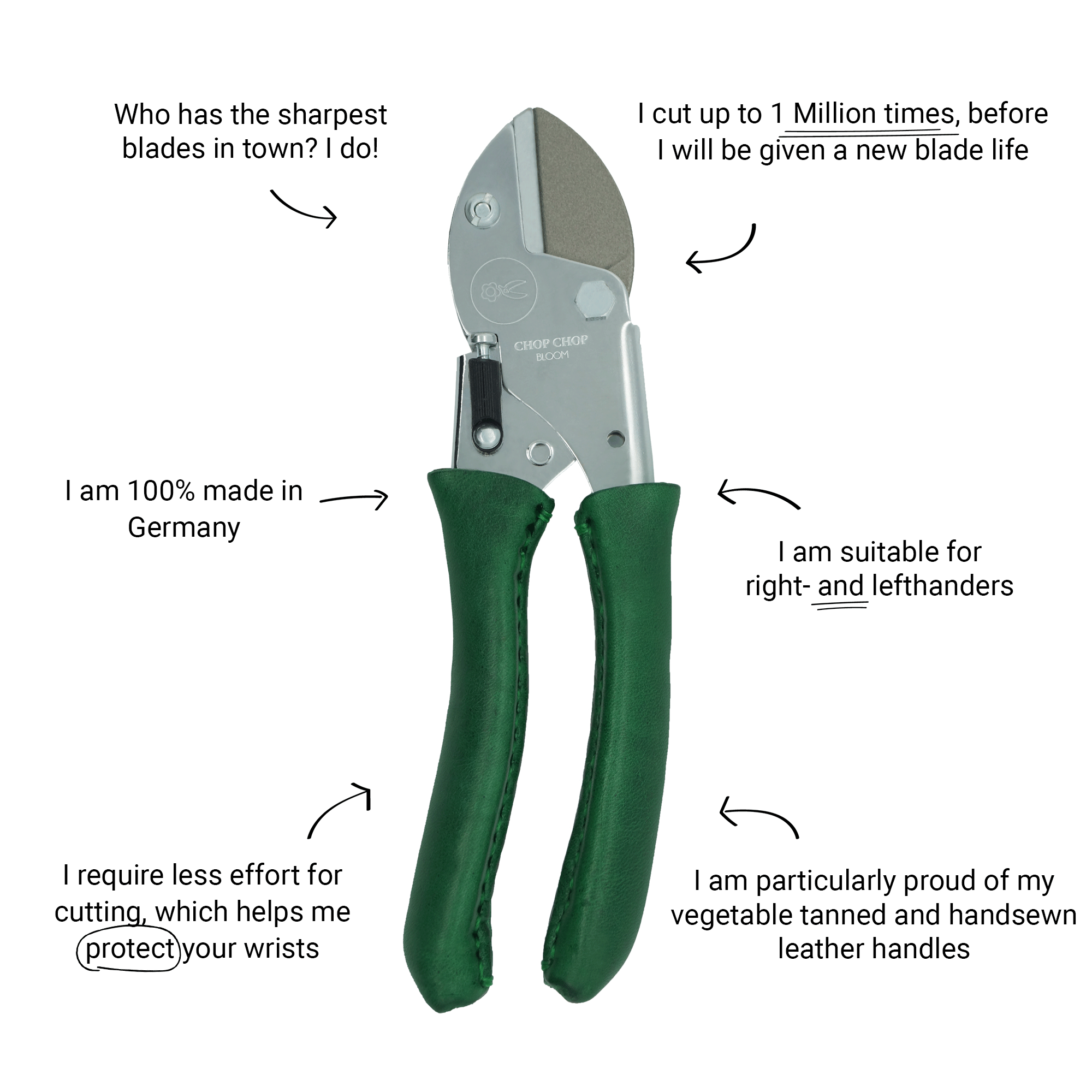 Chop Chop Boom - Garden Shears - Dragon Tree – Chop Chop Bloom